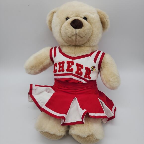 Build-A-Bear | Toys | Vintage Build A Bear Cheerleader Plush 5 Tan Fur ...